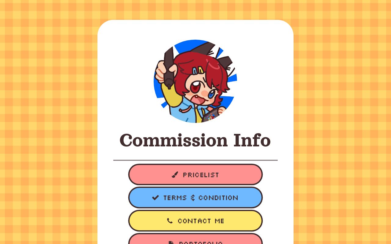 Case Commission Menu